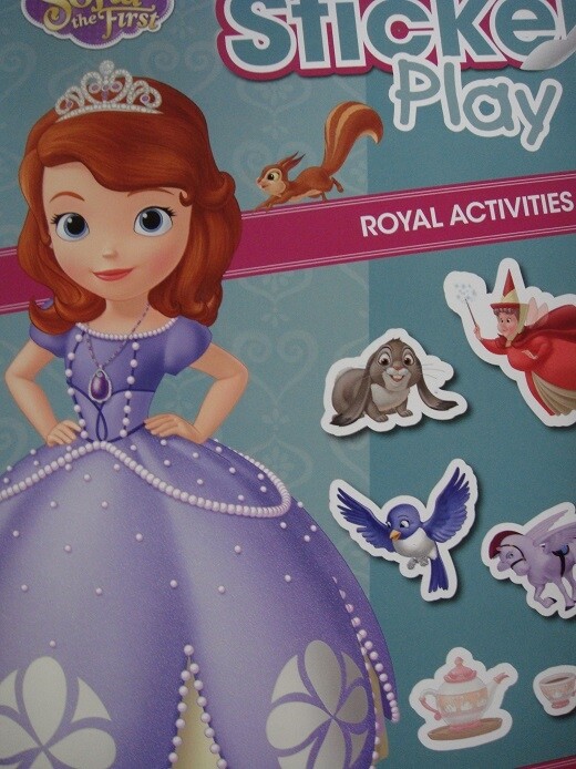 Disney Sofia The First Sticker Play Book - 사락리뷰
