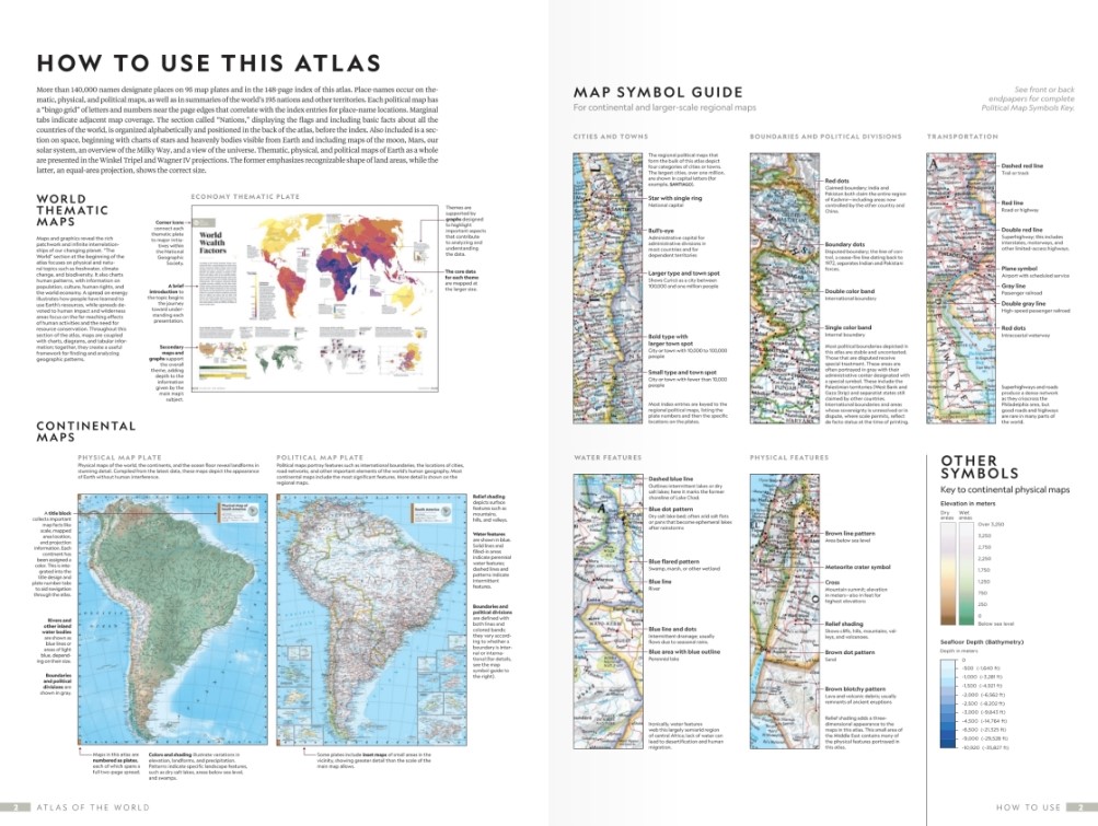 National Geographic Atlas of the World, 11th Edition - YES24
