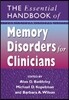 The Essential Handbook of Memory Disorders for Clinicians | Baddeley ...