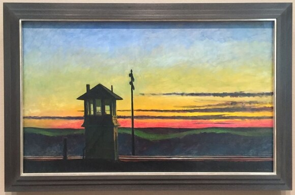 Edward Hopper - Railroad Sunset (1929) - 사락포스트