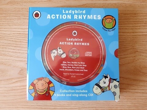 Ladybird Action Rhymes Collection With CD (4 Boardbooks + 1 CD) - 사락리뷰