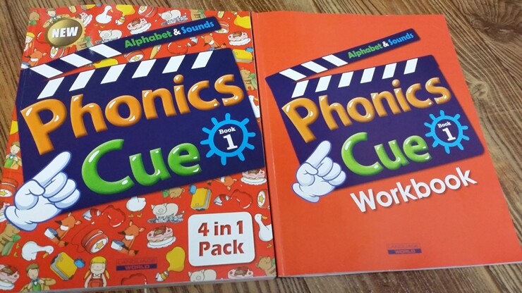 Phonics Cue Book 1 Alphabet & Sounds : Set (Student Book + CD + Workbook)