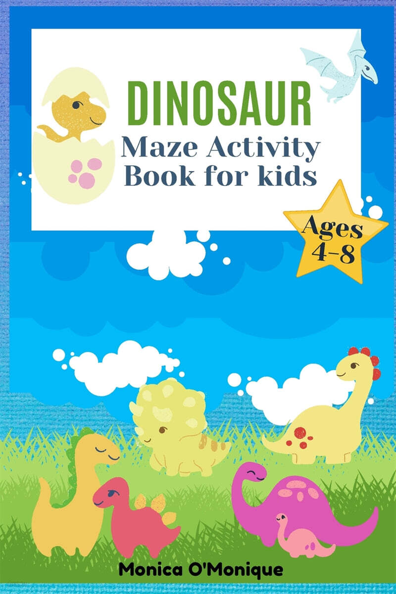 Dinosaur maze activity book for kids ages 4-8 - 예스24