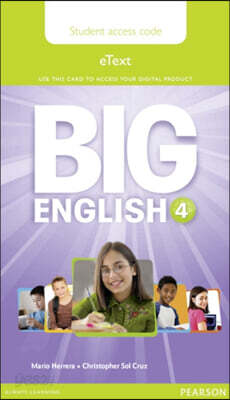 Big English 4 Pupil's eText Access Code (standalone) - 예스24