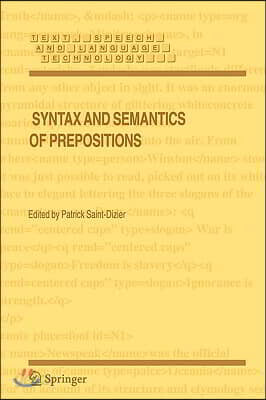 Syntax and Semantics of Prepositions - 예스24
