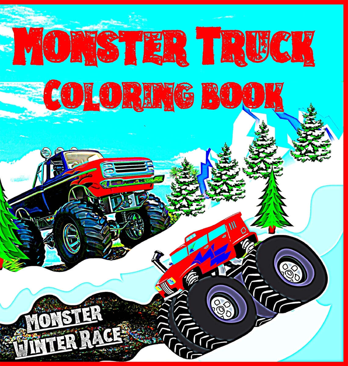 Monster Truck Coloring Book for Kids - 예스24