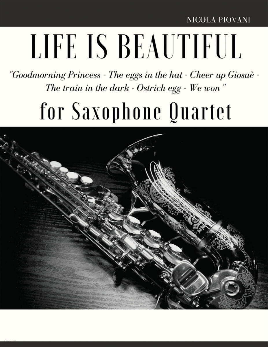Life is beautiful for Saxophone Quartet - 예스24