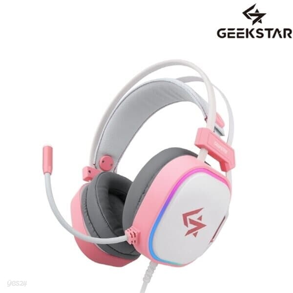 긱스타 GH660 핑크 게이밍 헤드셋 가상7.1 - 예스24