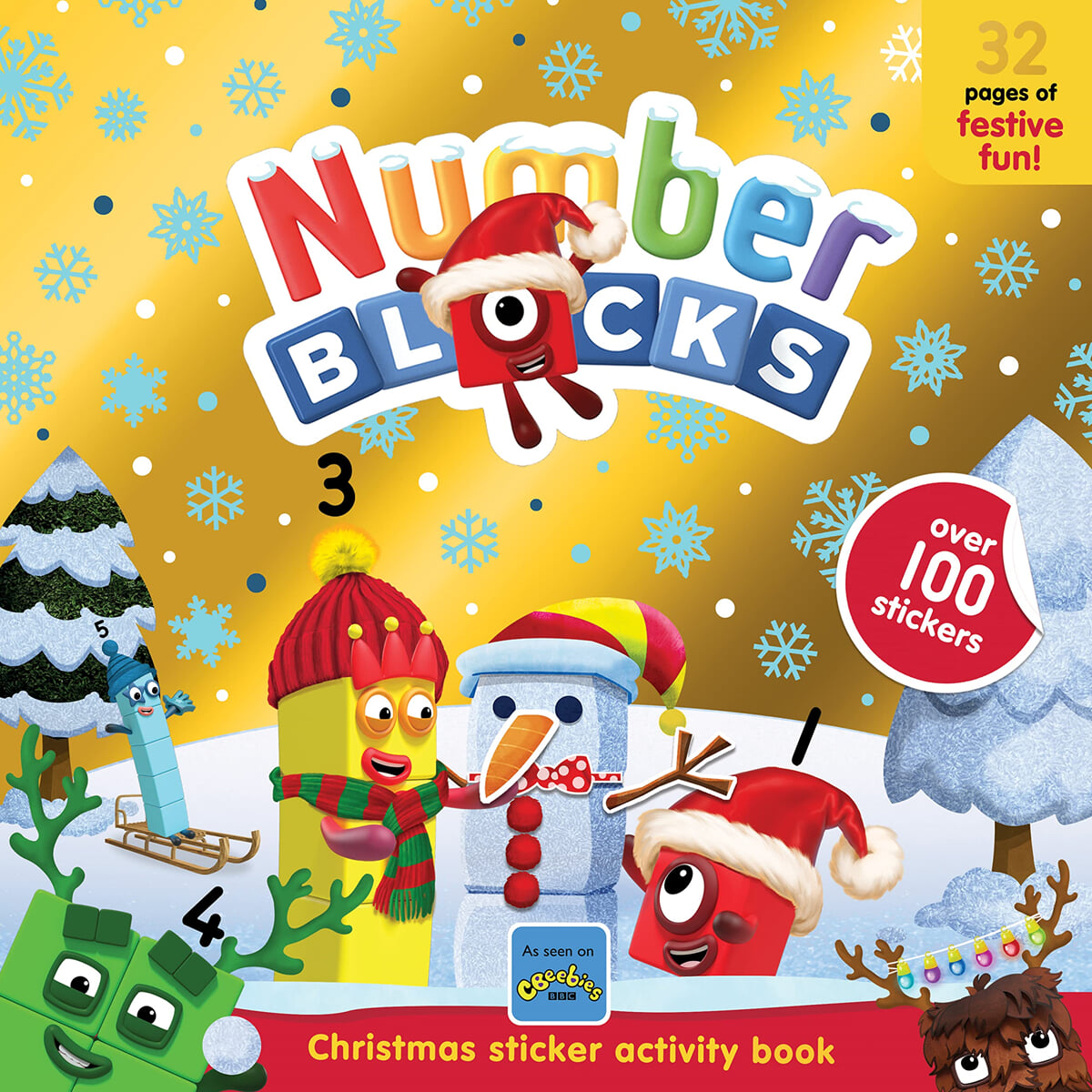 Numberblocks Christmas Sticker Activity Book | Sweet Cherry Publishing ...