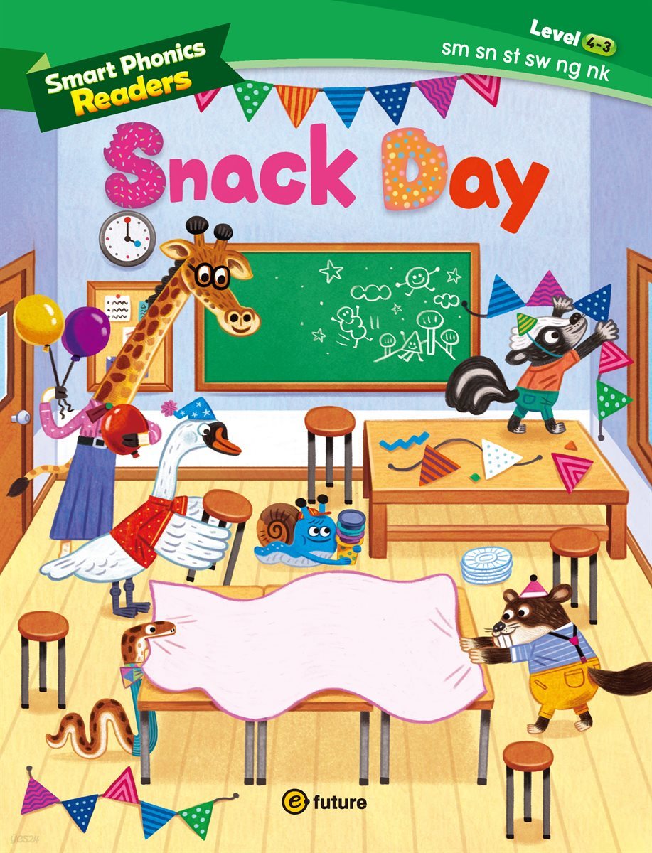 [전자책]Smart Phonics Readers 4-3 : Snack Day - 예스24