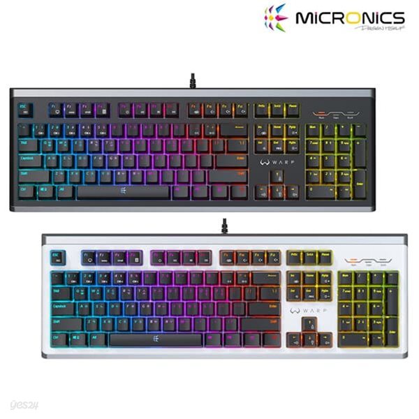 마이크로닉스 WARP WK-1 마닉축 RGB 기계식 키보드 - YES24