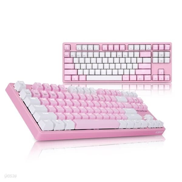 ABKO HACKER K611 게이밍 키보드(핑크V1,클릭) - YES24