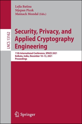 Security, Privacy, and Applied Cryptography Engineering - 예스24