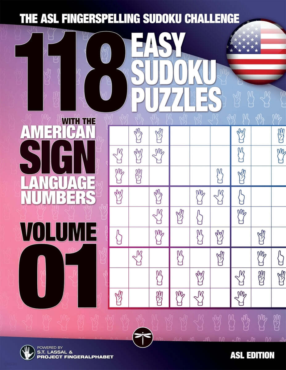 118 Easy Sudoku Puzzles With the American Sign Language Numbers: The ...