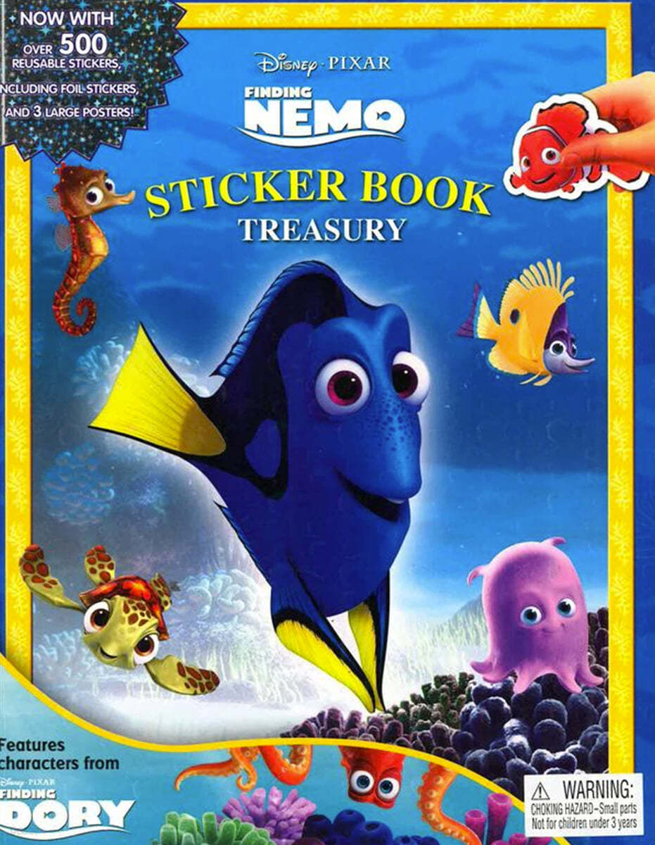 Disney Pixar Finding Nemo Sticker Book Treasury - 예스24