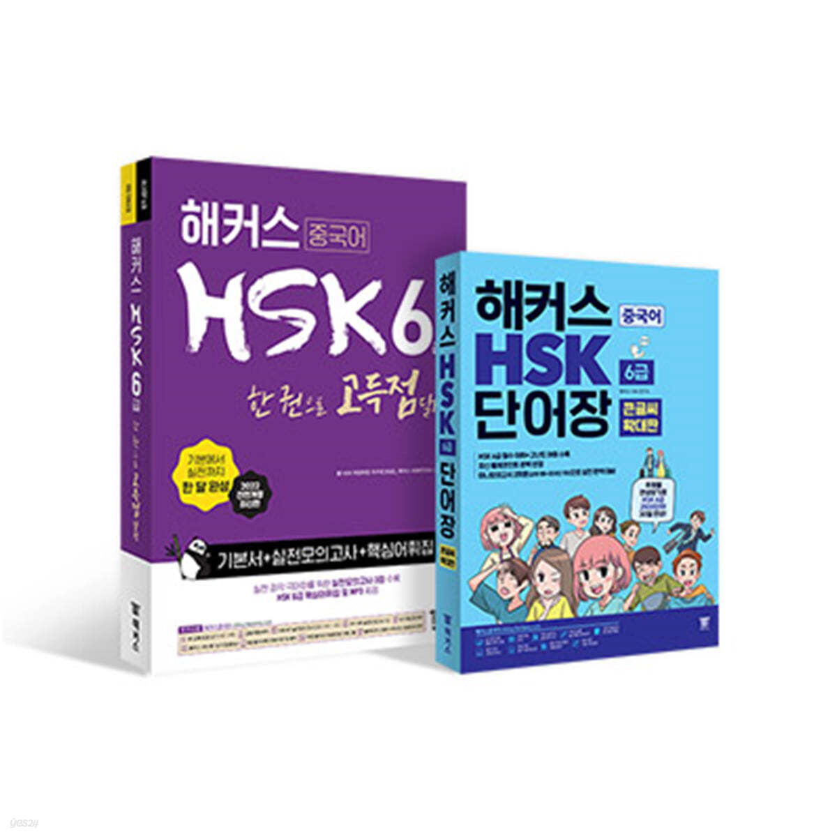 해커스 중국어 HSK 6급 어휘·단어장 큰글씨 버전+종합서 세트 - YES24