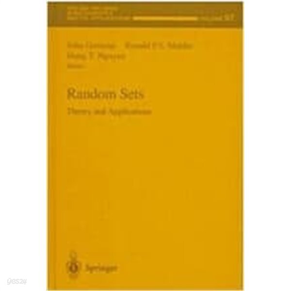[중고샵]Random Sets: Theory and Applications (Hardcover, 1997) - Theory and Applications - 예스24
