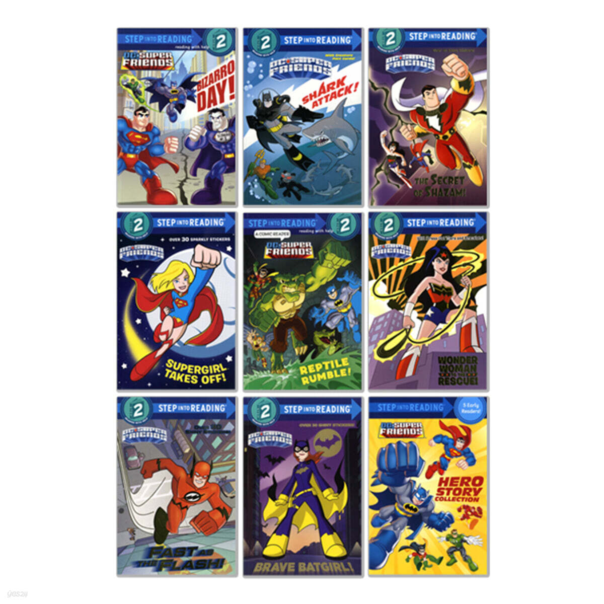 Step into Reading: DC Super Friends 9종 세트 - 예스24