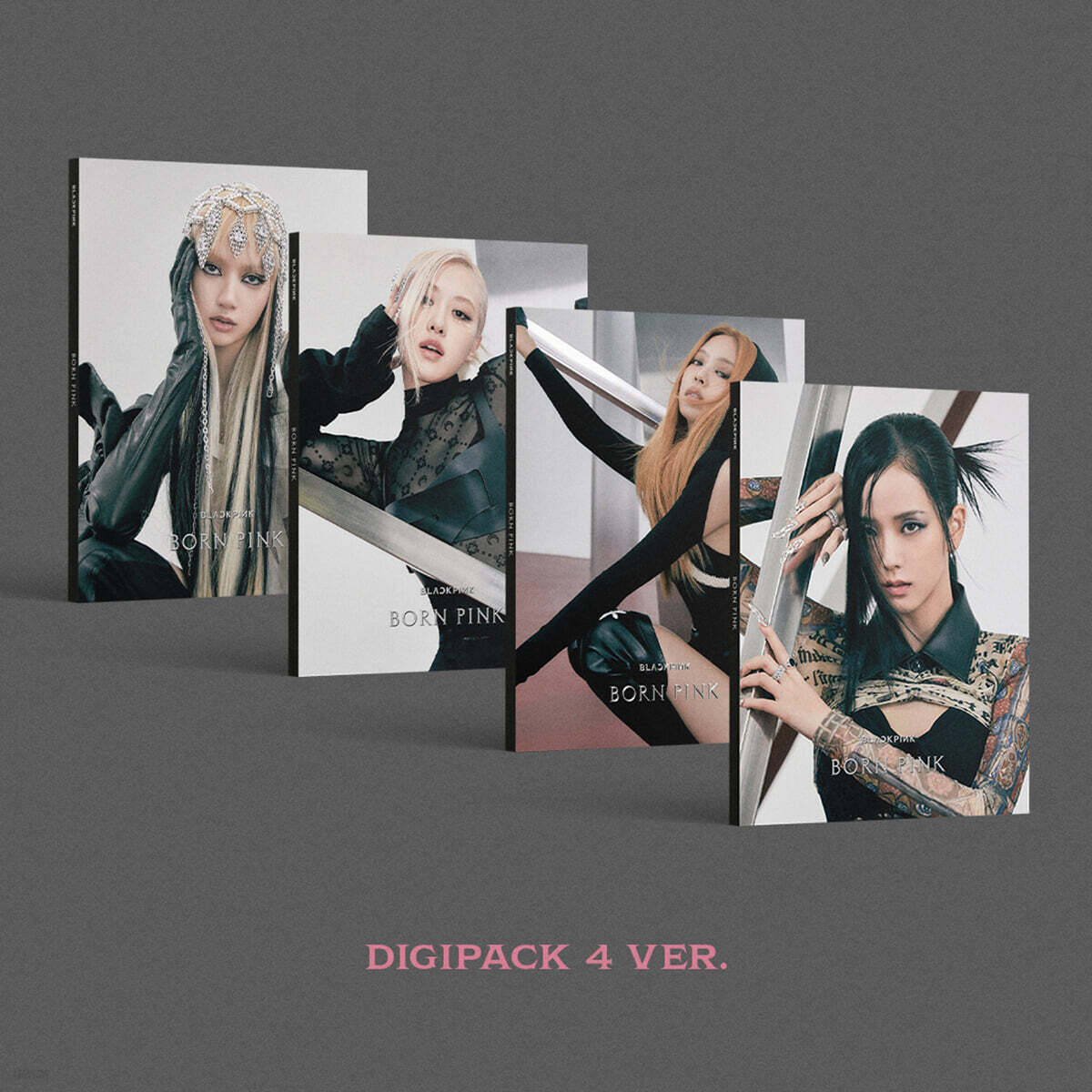 블랙핑크 (BLACKPINK) - BLACKPINK 2nd ALBUM [BORN PINK] [DIGIPACK ver.] [SET] - 예스24