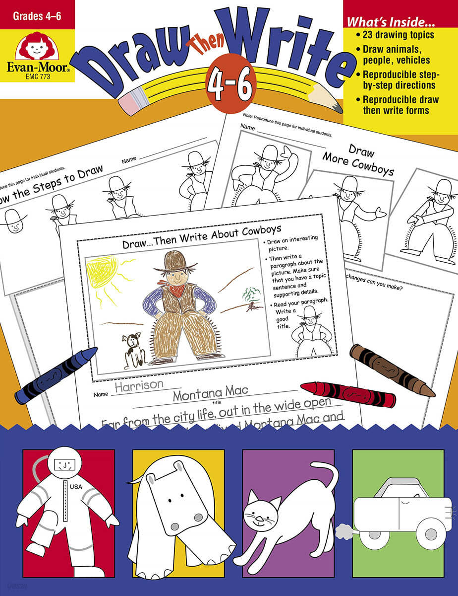 Draw Then Write: Grades 4-6 - 예스24