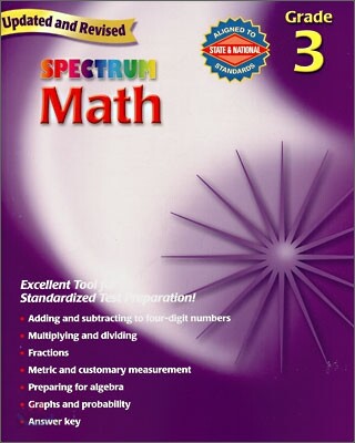 [중고샵] Spectrum Math: Grade 3 (Paperback, Updated, Revise) - 예스24