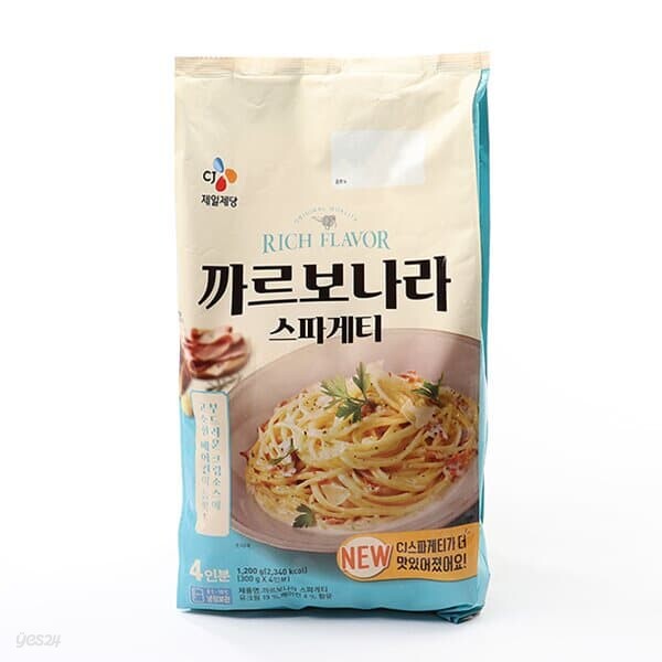 [CJ]까르보나라 스파게티 300g x 4개 - 예스24