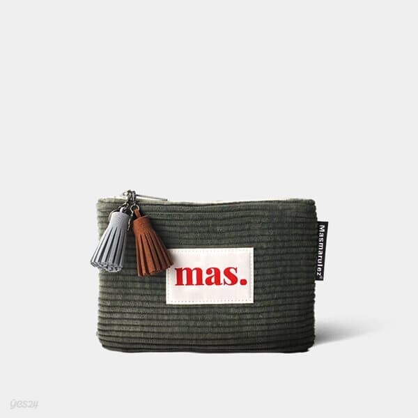 Basic pouch _ 코듀로이 카키 - 예스24