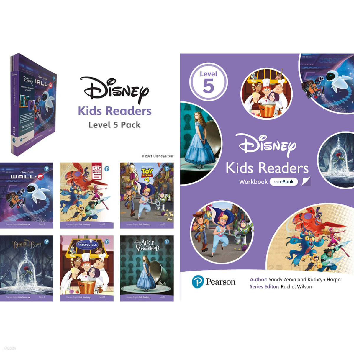 Disney Kids Readers Level 5 세트 (Pack + Workbook) - 예스24