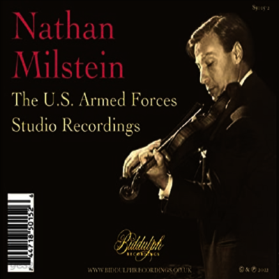 나탄 밀스타인 - 희귀 레코딩 (Nathan Milstein - The U.S. Armed Forces Studio ...
