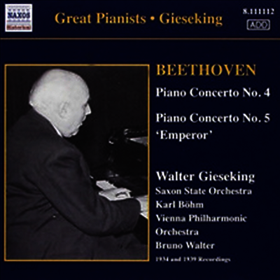 베토벤 : 피아노 협주곡 4번, 5번 '황제' (Beethoven : Piano Concerto No.4 Op.58, No.5 Op.73 'Emperor')(CD ...
