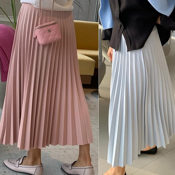 로우게이지 스프링주름스커트(4col) - YES24