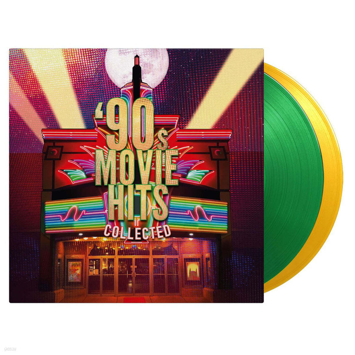 1990년대 영화음악 모음집 (90's Movie Hits Collected) [옐로우 & 그린 컬러 2LP] - 예스24