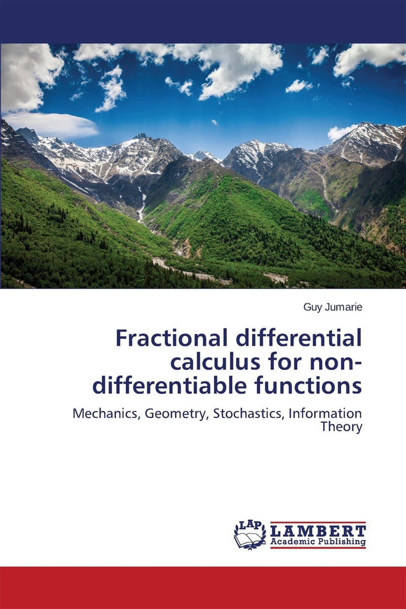 Fractional differential calculus for non-differentiable functions - 예스24