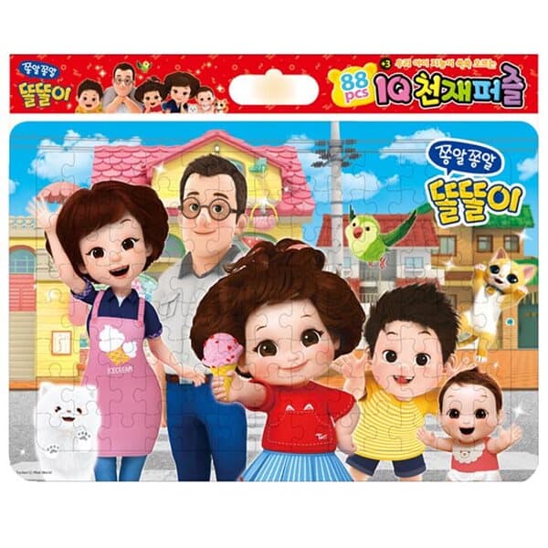 [THND] 쫑알쫑알 똘똘이 IQ천재퍼즐 (88PCS) - 예스24