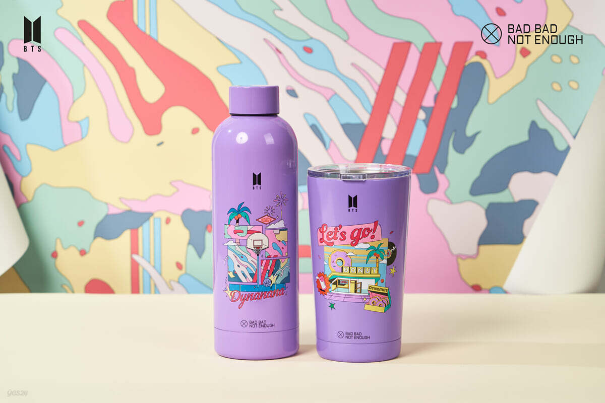 방탄소년단 (BTS) - BBNE BTS Dynamite Water Bottle [Purple] - 예스24