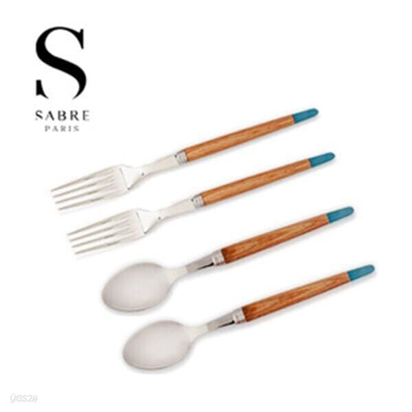 [사브르] 아쿠아렐레 디저트 커트러리 4P세트 블루 - YES24