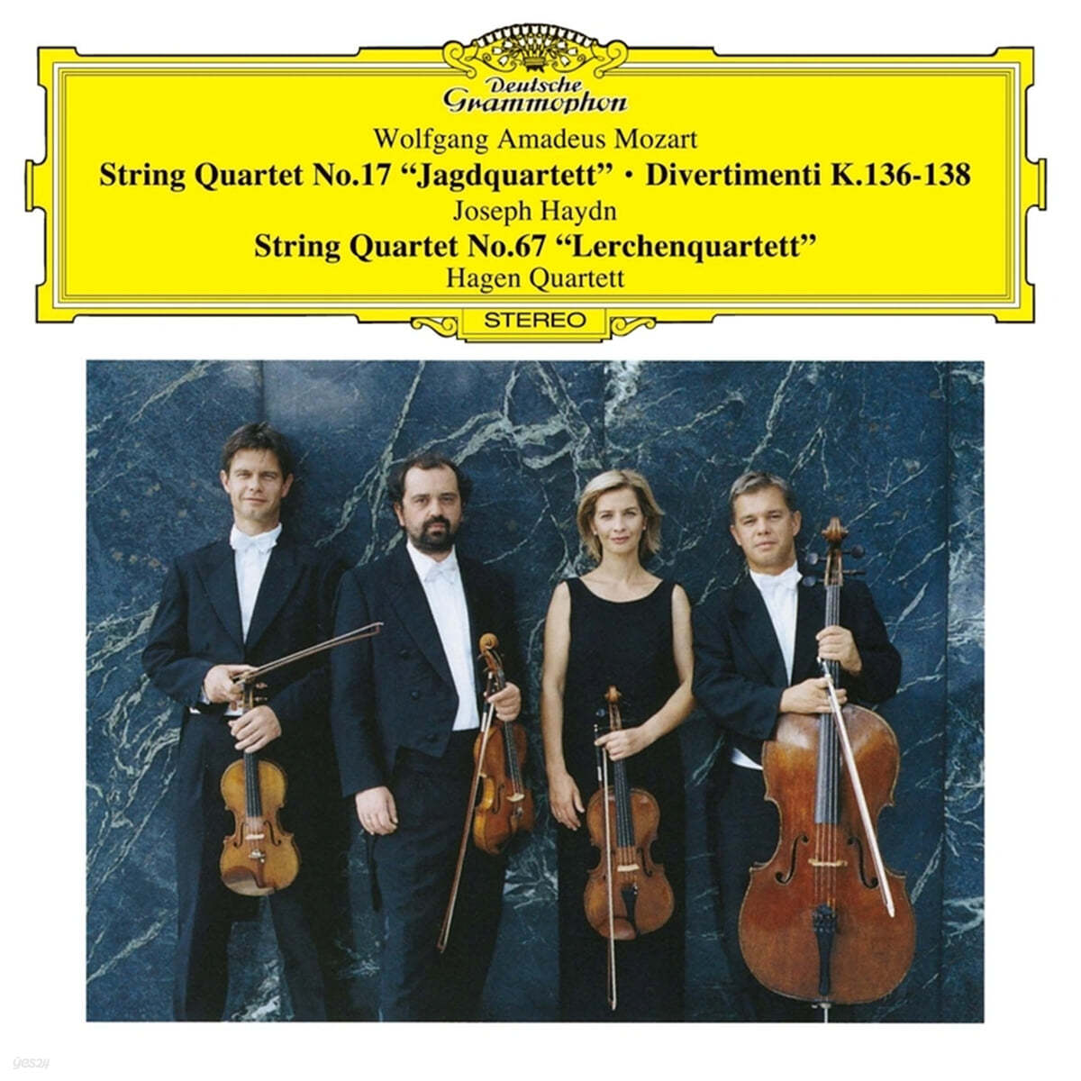 Hagen Quartett 모차르트: 현악 사중주 17번 / 하이든: 현악 사중주 67번 `종달새` (Mozart: String Quartet No.17 'The Hunt ...