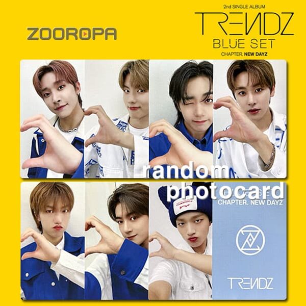 [중고샵] [새상품/FF 포토카드] 트렌드지 TRENDZ BLUE SET Chapter NEW DAYZ (정품/뮤직아트) - 예스24