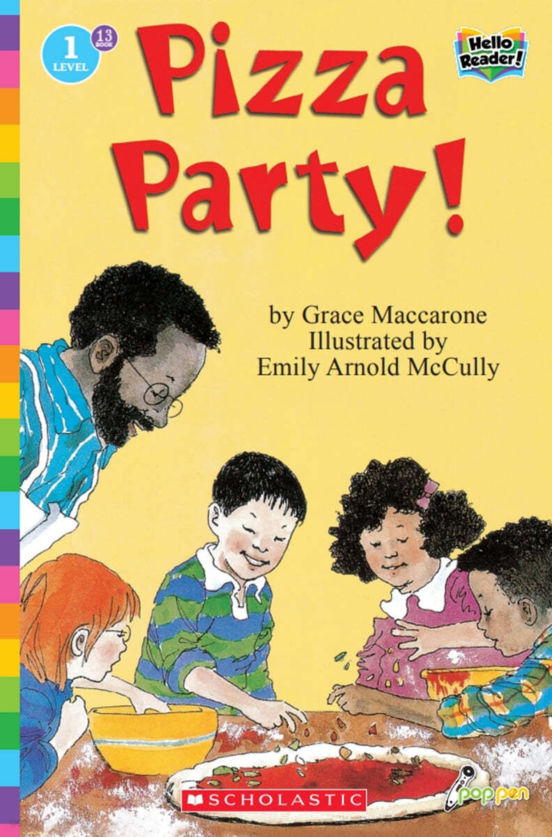 Scholastic Hello Reader Level 1 #13: Pizza Party (Book + StoryPlus QR ...