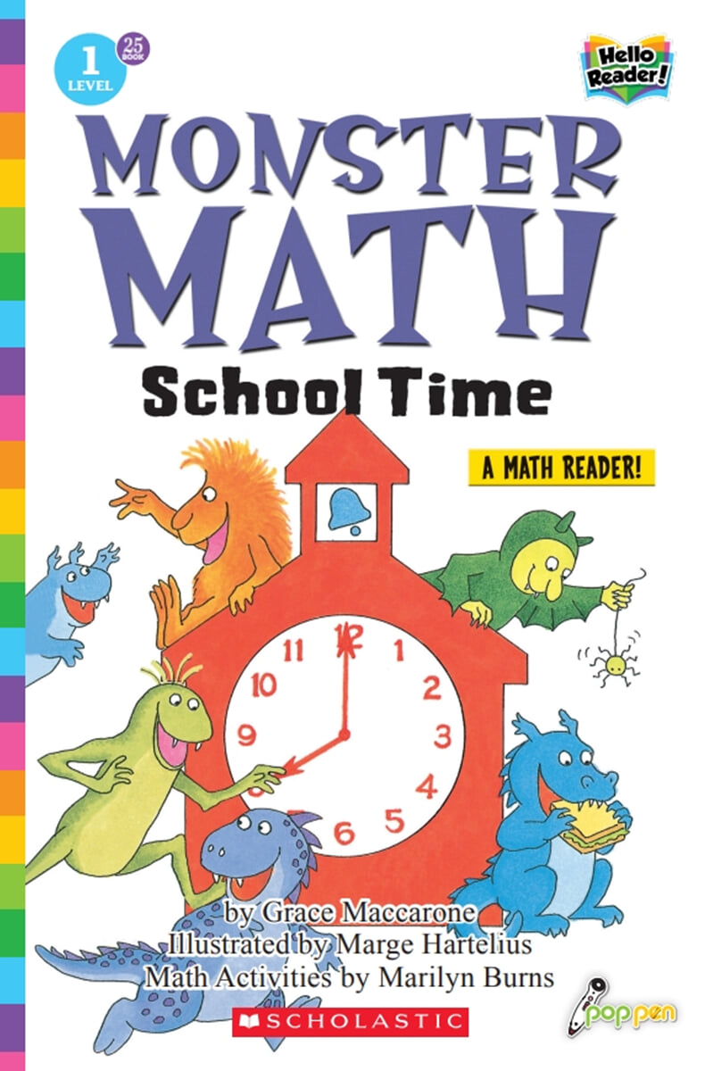 Scholastic Hello Reader Level 1 #25: Monster Math School Time (Book ...