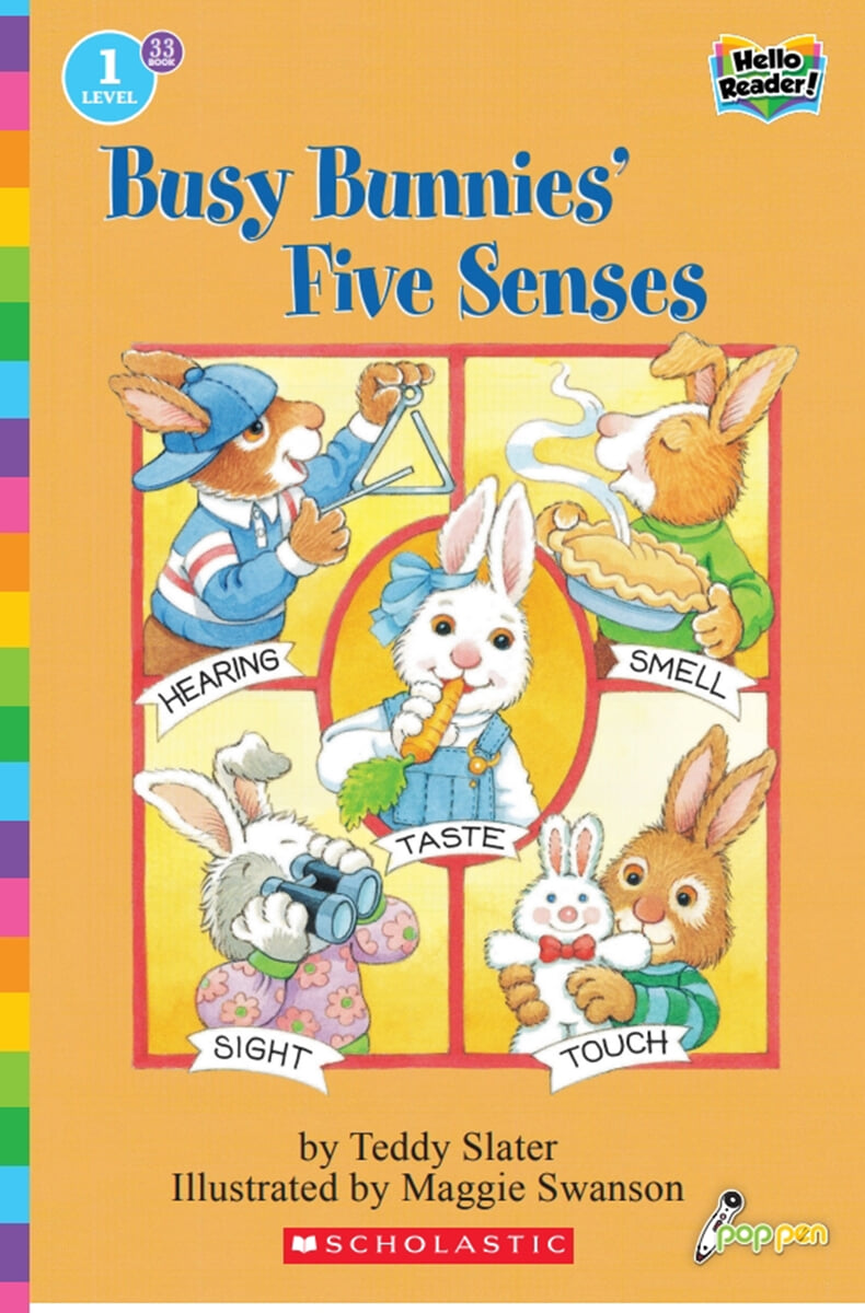 Scholastic Hello Reader Level 1 #33: Busy Bunnies' Five Senses (Book ...