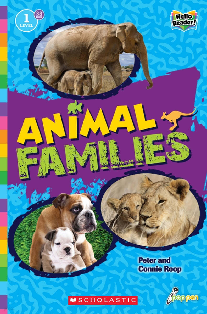 Scholastic Hello Reader Level 1 #38: Animal Families (Book + StoryPlus ...