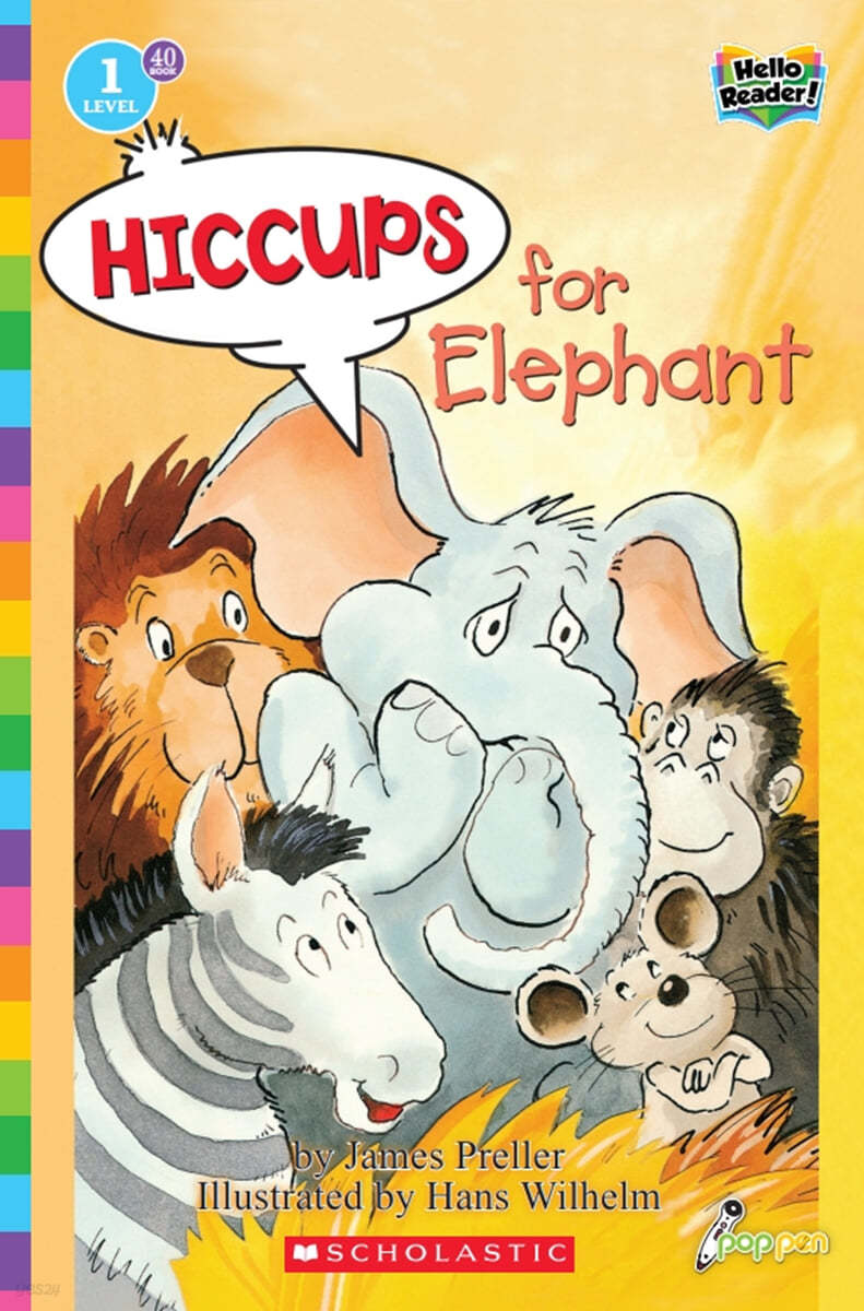 Scholastic Hello Reader Level 1 #40: Hiccups for Elephant (Book ...