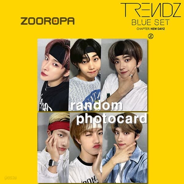 [새상품/SS 포토카드] 트렌드지 TRENDZ BLUE SET Chapter NEW DAYZ (정품/뮤직아트) - YES24