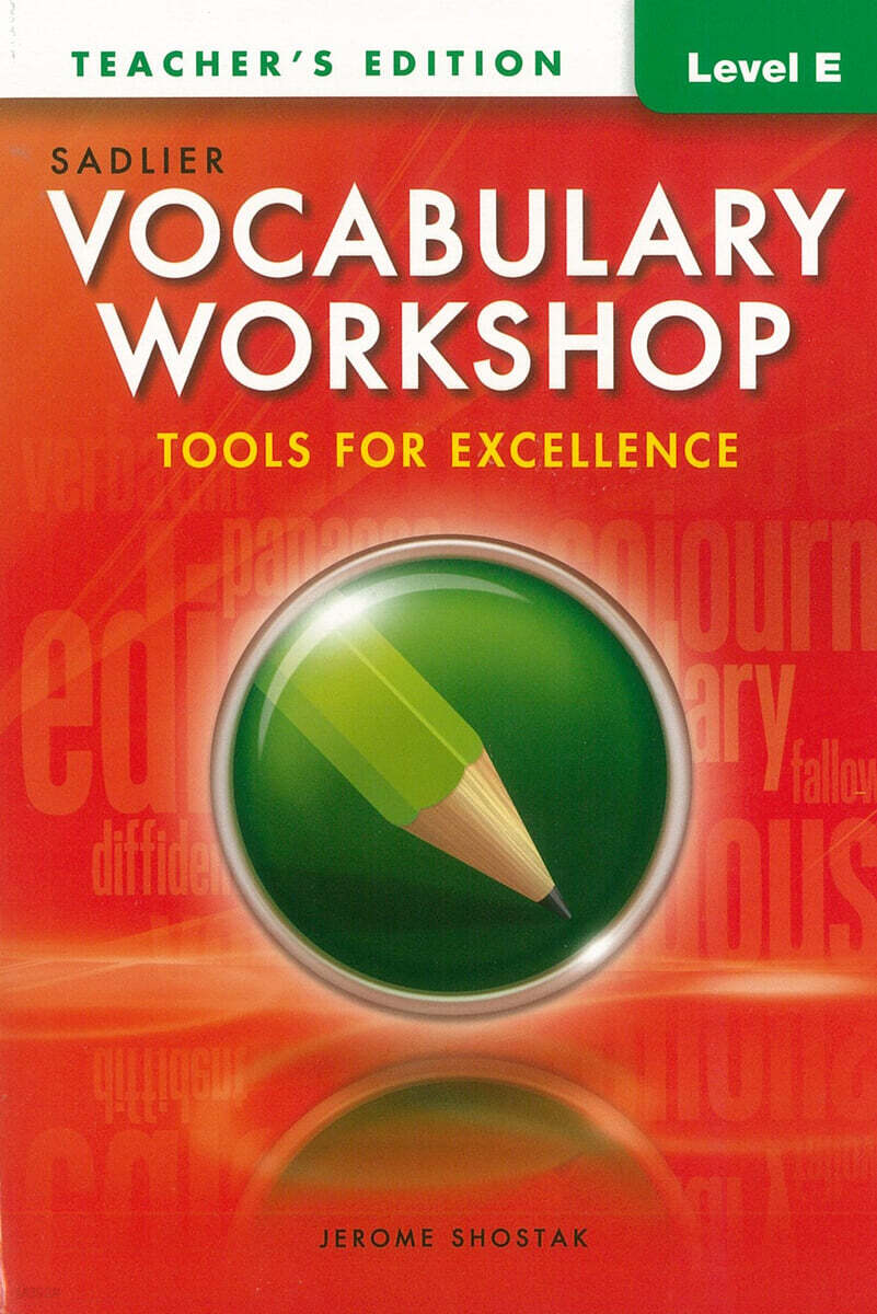 Voca Workshop Tools for Excellence Teacher's Edition E (G-10) - YES24