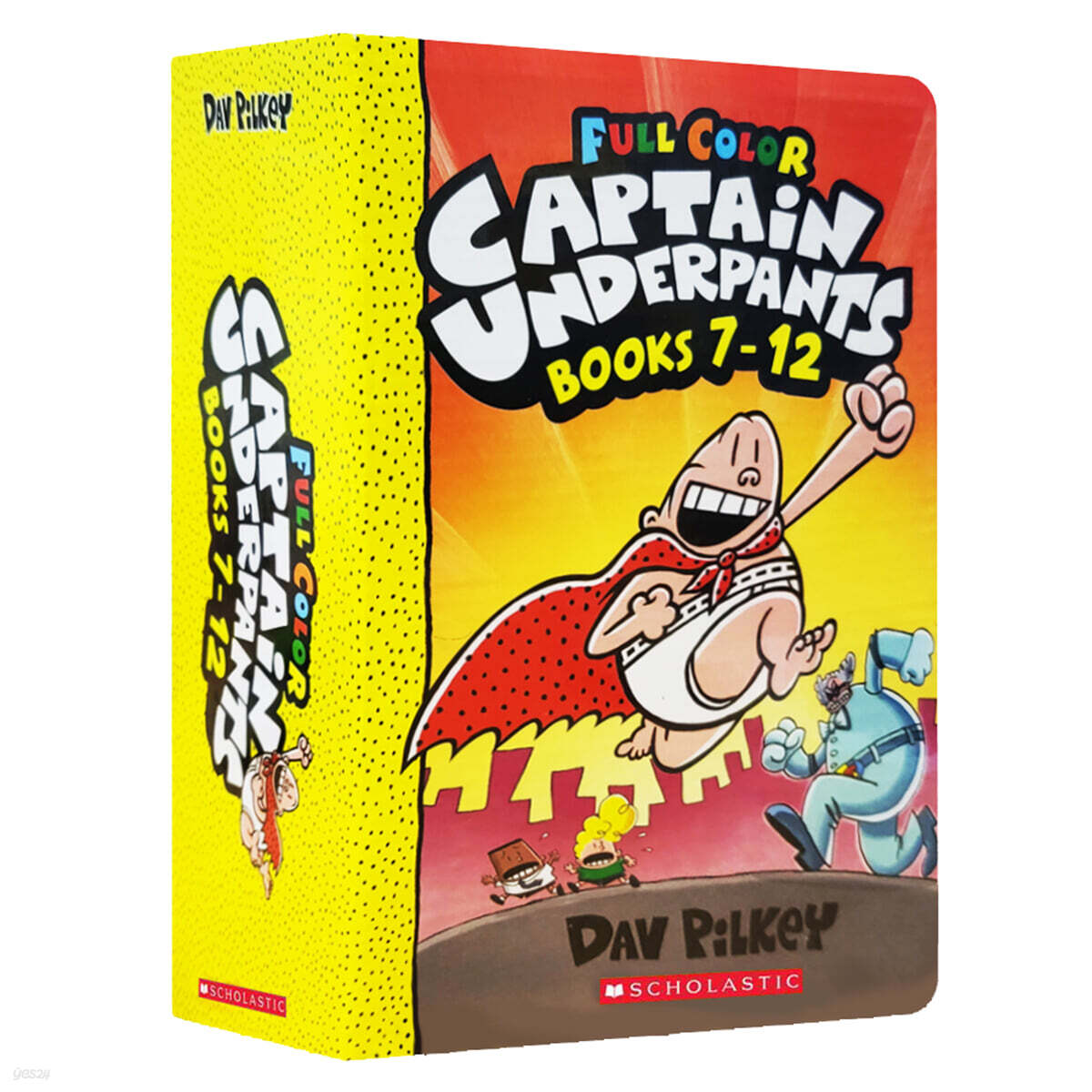 Captain Underpants #7~#12 Box Set (Color Edition) | 대브 필키 | Scholastic ...