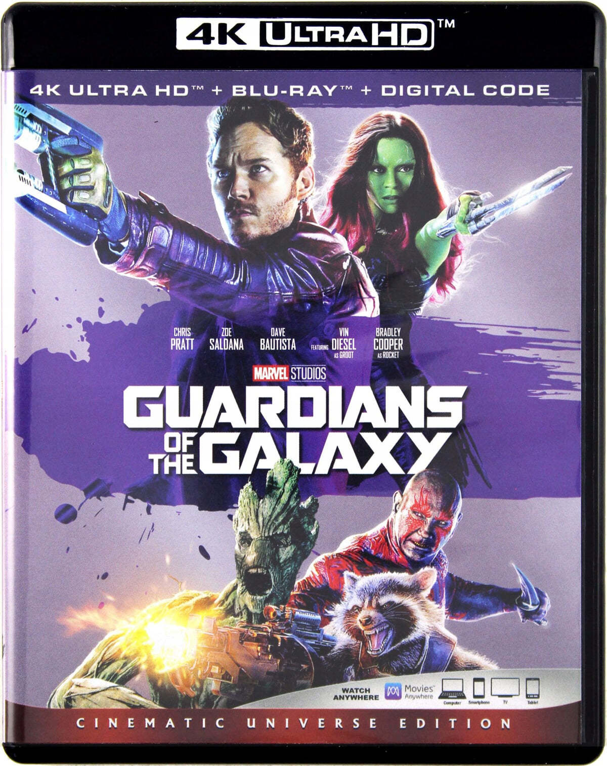 가디언즈 오브 갤럭시 Vol. 1 (2Disc 4K Ultra HD) : 블루레이 - 예스24