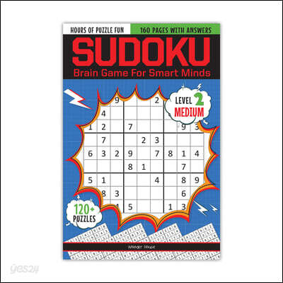 Sudoku - Brain Booster Puzzles for Kids: Level 2 (Medium) - 예스24