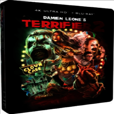 Terrifier 2 (테리파이어 2) (2022)(Steelbook)(한글무자막)(4K Ultra HD + Blu-ray ...