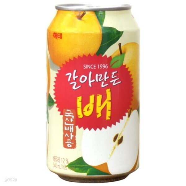 갈아만든 배 340ml/24캔 - 예스24